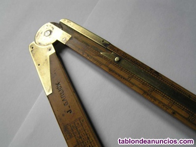 TABLÓN DE ANUNCIOS - Antigua Regla de cálculo Coggeshall siglo XIX ...