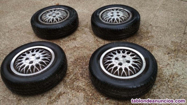 TABLÓN DE ANUNCIOS - Vendo 4 ruedas completas. Llantas de radios aluminio